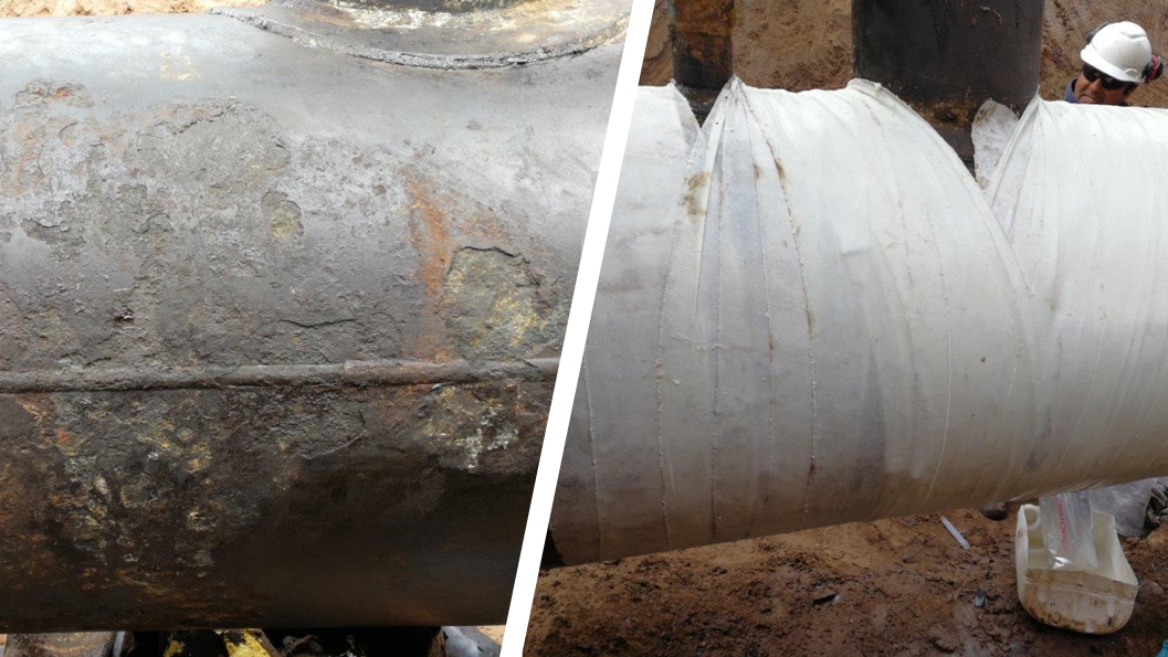 Oil & Gas Pipeline Repair & Reinforcement - SylWrap Pipe Repair