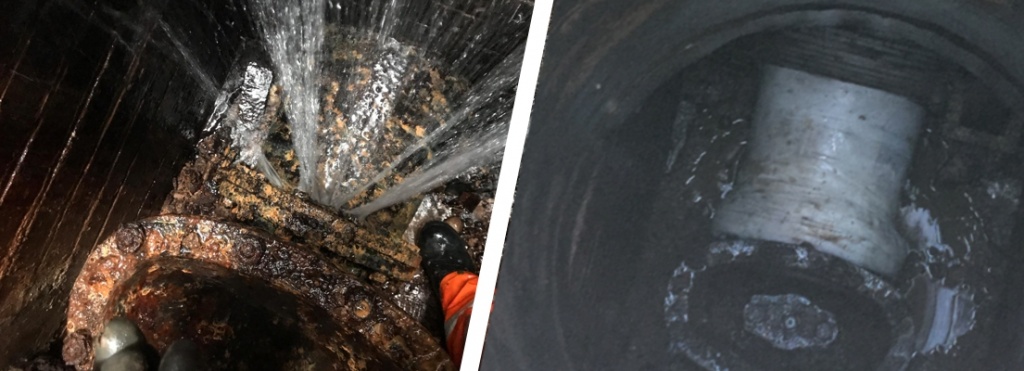 Underground Burst Water Main Repaired After 15 Years of Leaking