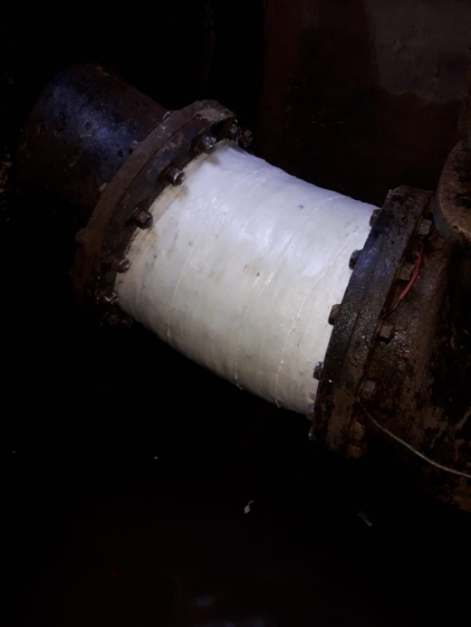 Valve Chamber Reinforcement of Below Specification Pipe Elbow Joints