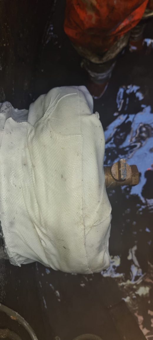 Landfill Site Pipe Stub Encapsulation Prevents Leachate Release