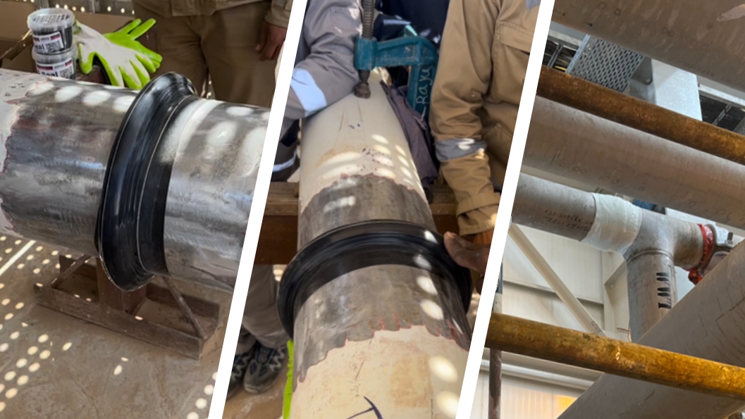 Oil Refinery Water Cooling System Pipe Repair Programme